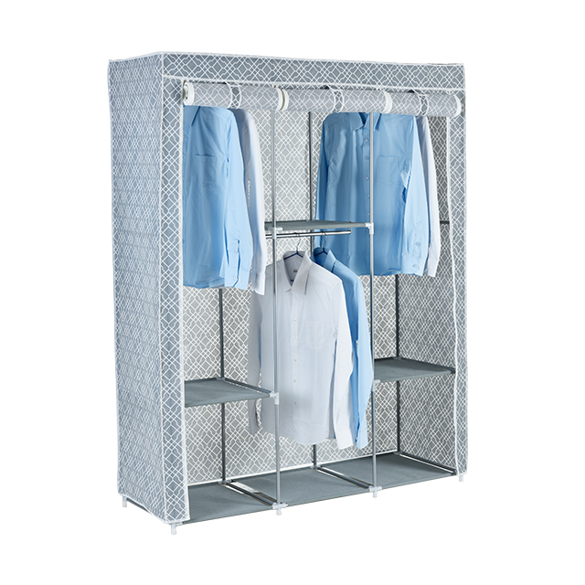 Collapsible Portable Folding Non Woven Storage Wardrobe For Clothes ...
